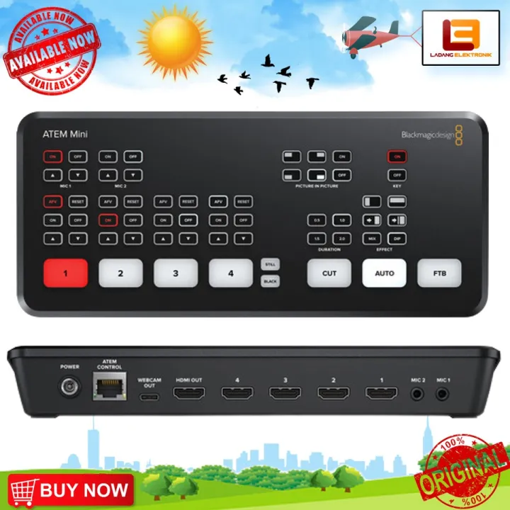 Blackmagic Design ATEM Mini HDMI Live Stream Switcher | Lazada Indonesia
