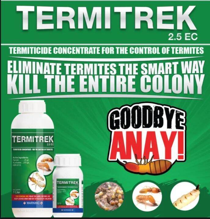 TERMITREK 2.5 EC SOIL TERMITICIDES 250ML, 1000ML PANLASON SA ANAY ANTI ...