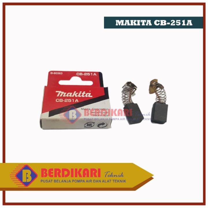 ORIGINAL MAKITA Carbon Brush Arang Sepul Bostel CB 251 A / CB 251A | Lazada Indonesia