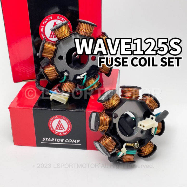 HONDA WAVE125S FUSE COIL SET STARTER ASSY MAGNET COIL FIELD COIL ...