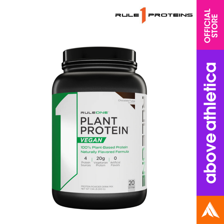Rule One Proteins R1 Plant Protein 1.5lbs 20 servings - 20g Plant-Based ...