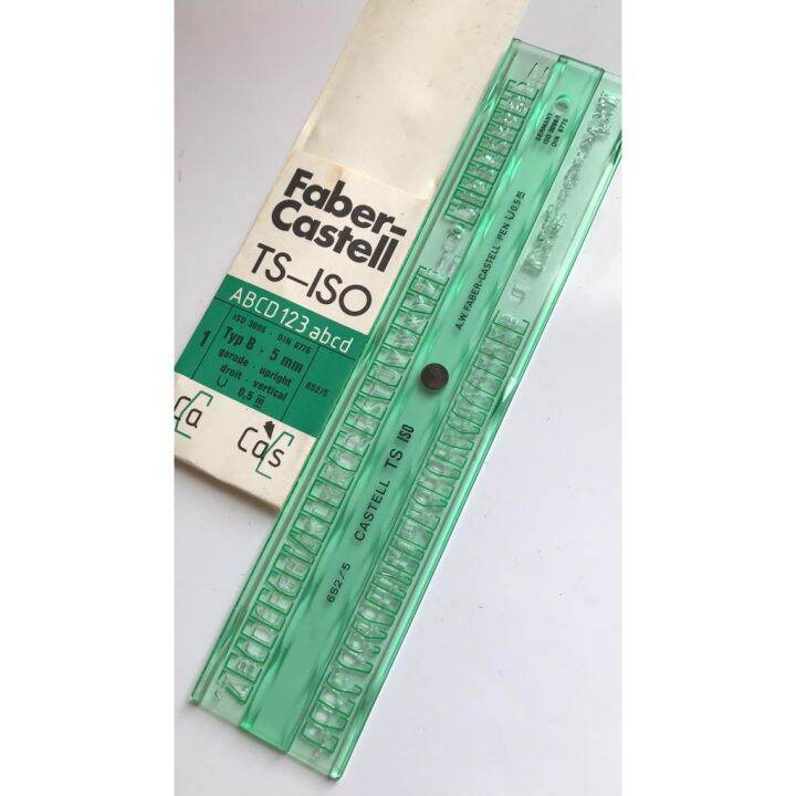 ruler Lettering Stencil Guide by: Faber-Castell | Lazada PH