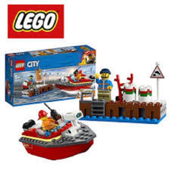 LEGO CITY Dock Side Fire 60213 | Lazada