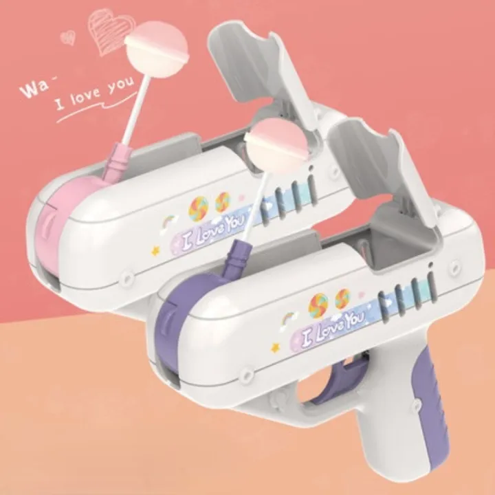 Candy Gun Toy,Surprise Lollipop Launch Toy Gun, Surprise Ideas Gifts ...