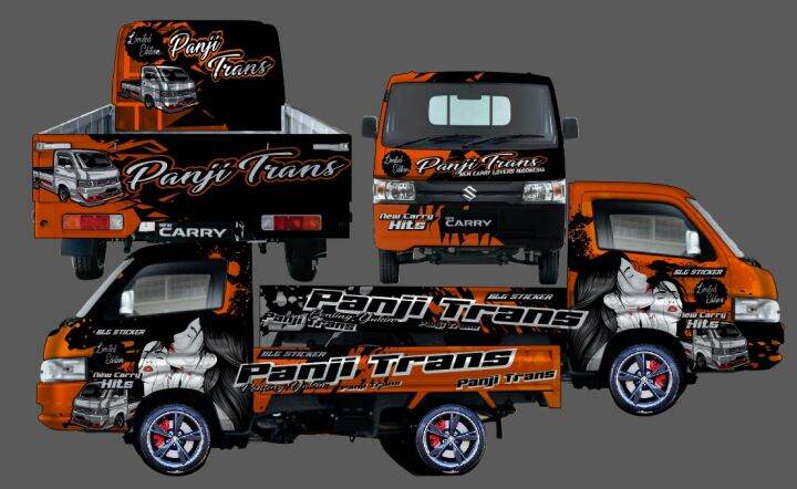 dekal mobil granmax, new carry pickup stiker full body keren | Lazada ...