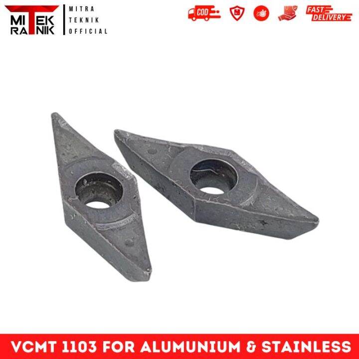 Pahat Bubut Insert VCMT 1103 Cocok Untuk Pengerjaan Alumunium dan ...