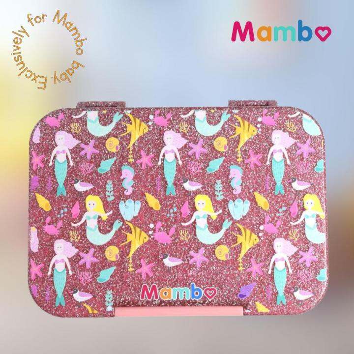 Mambo Bento Baon Box 4 to 6 Compartments Spillproof School Lunchbox For ...