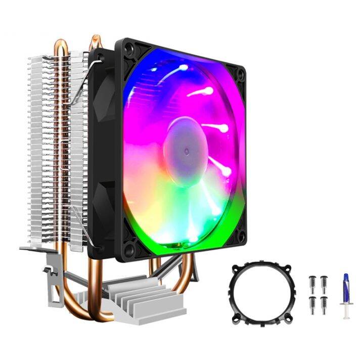 COOLMOON CPU Cooler Fan Heat Pipes Processor Cooler for AMD AM2 AM2 ...