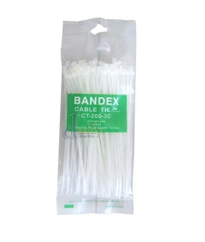 เคเบิลไทร์ 6" สีขาว BANDEX | Lazada.co.th