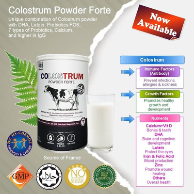 Eternal Wise Colostrum Powder Forte Milk Protein Prebiotics Probiotics ...