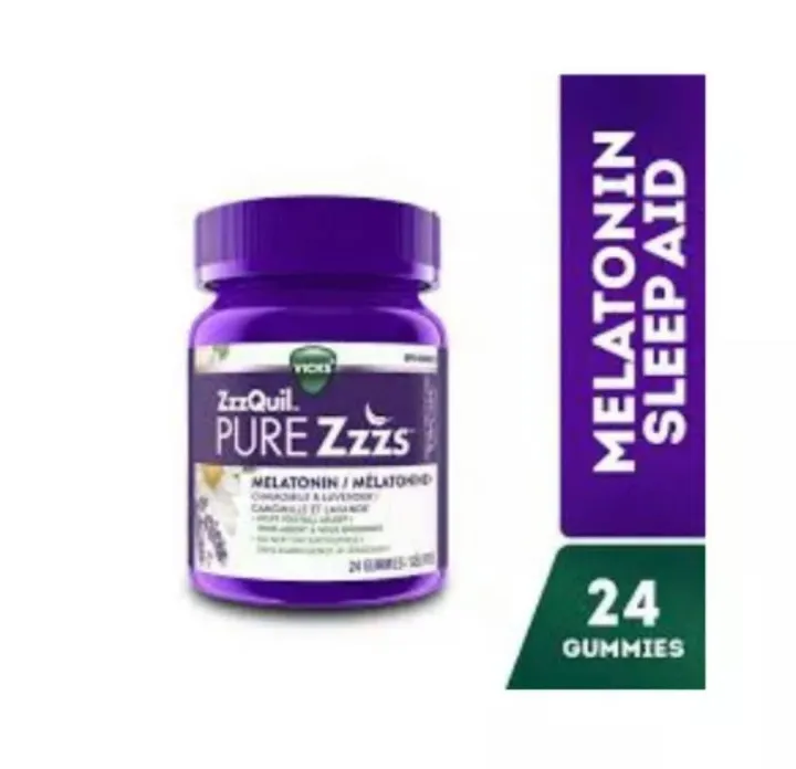 Vicks ZzzQuil Natura Sleep Melatonin (24 Gummies | Lazada PH