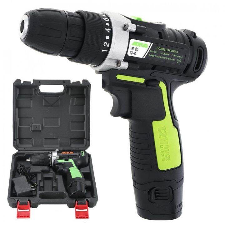 cordless 12V Zipper screw type rechargeable drill lithium electric ...