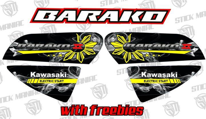 kawasaki barako decals | Lazada PH