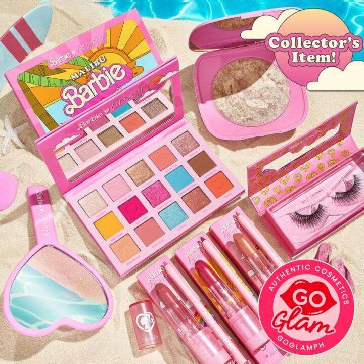 Colourpop X Malibu Barbie Eyeshadow Palette Lipstick Lip Pencil Duo