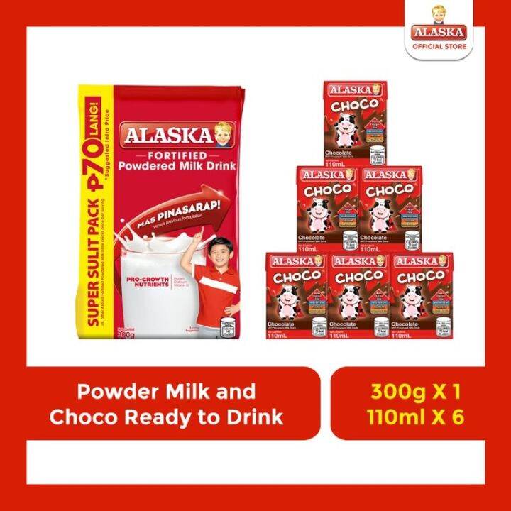 AJDl sellmajjuge Alaska Fortified Powdered Milk and Choco RTD Promo ...