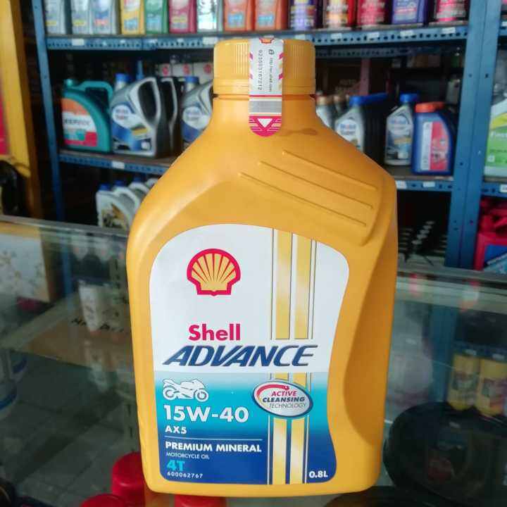 Oli Shell Advance AX5 15W-40 4T 800ml | Lazada Indonesia