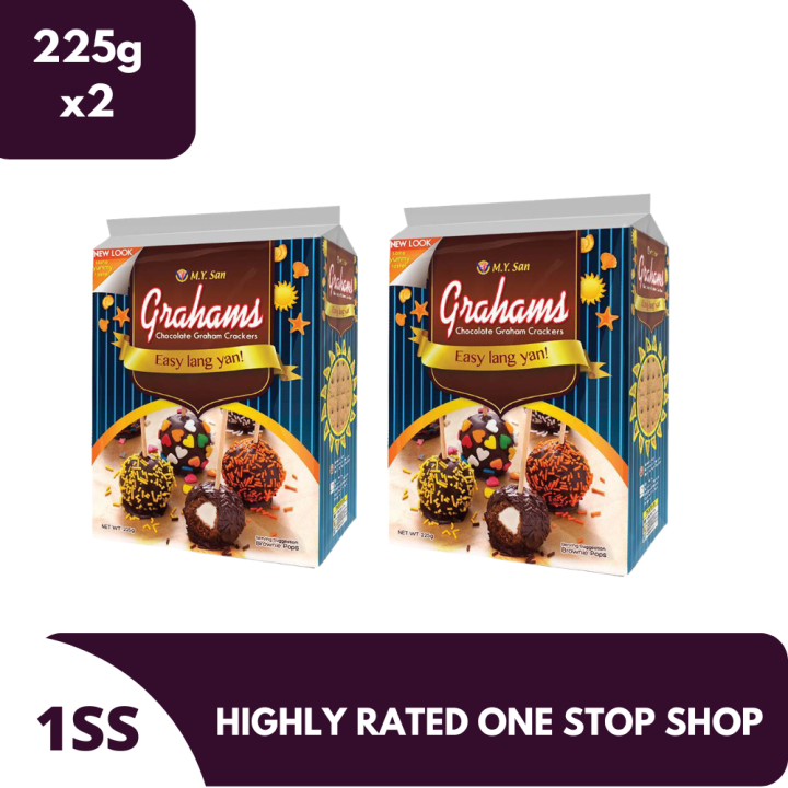 M.Y San Chocolate Graham Crackers 225g Set of 2 | Lazada PH