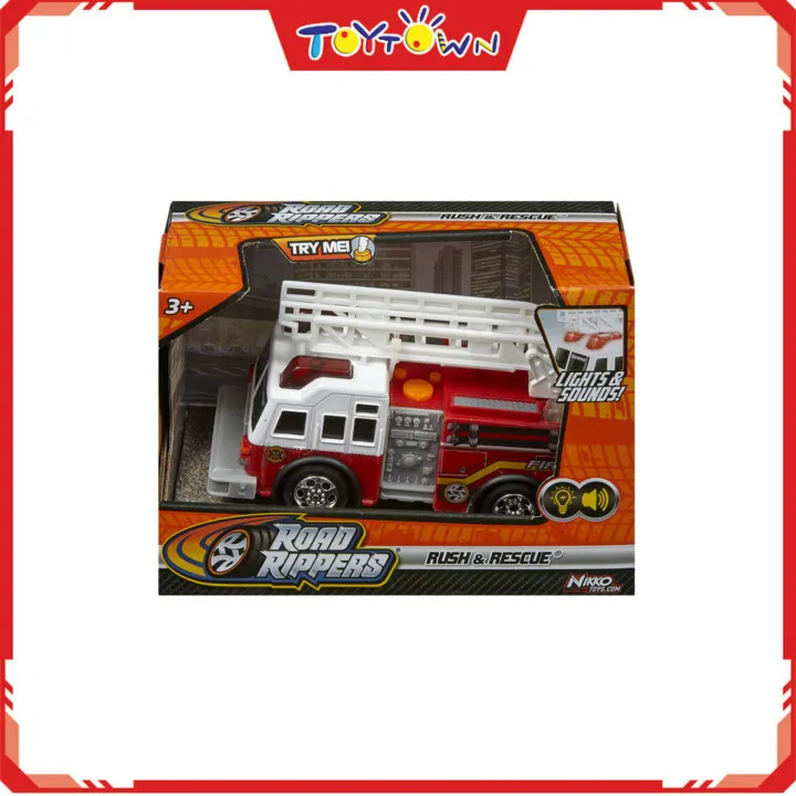 Road Rippers - Rush & Rescue 5" Fire Leader Truck | Lazada PH