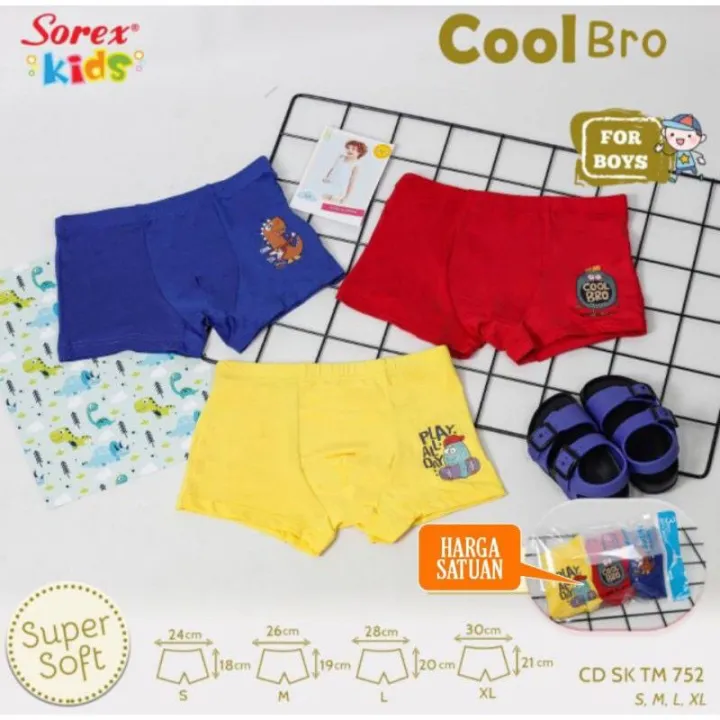 SOREX KIDS CD SK TM 752 - Celana Dalam Boxer Anak Laki-Laki Murah ...