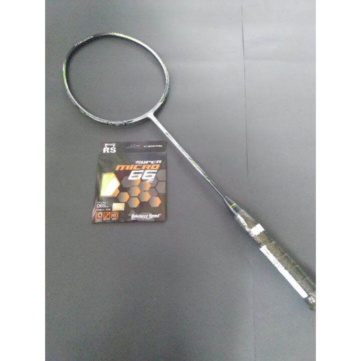 raket li ning 3 D calibar 900 Bonus senar rs super micro. tas. grip ...