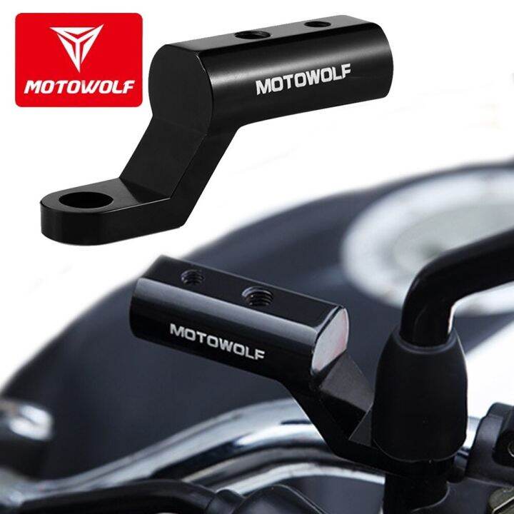 ☼Motowolf Alloy Extension Rod Multi-Purpose Bracket Mirror Mount ...