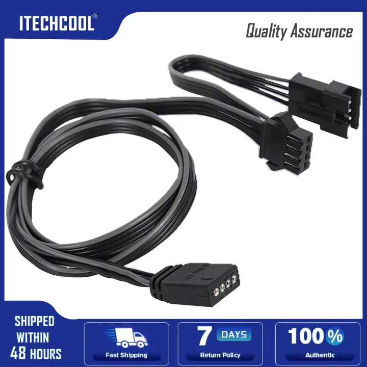 PHANTEKS 4Pin RGB Connector Cable 60cm PC Case Fan LED Strip Extension ...