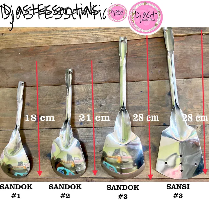 SANDOK/SIANSE ORIGINAL STAINLESS STEEL OPEN FOR BULK ORDER | Lazada PH
