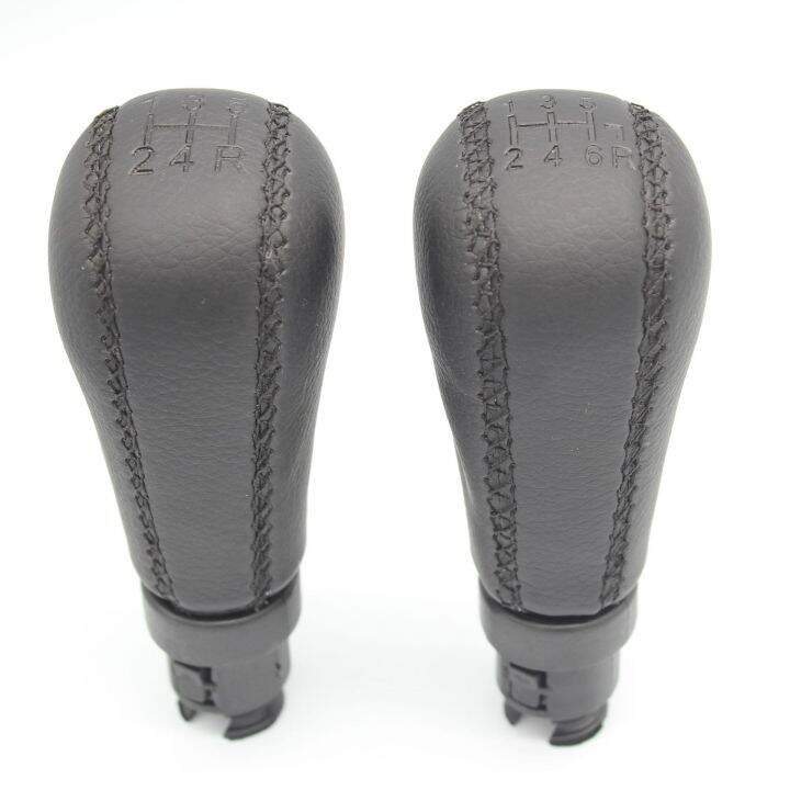 Car gear shift knob for Volvo S60 S80 V70 XC70 sewing leather 5 / 6 ...