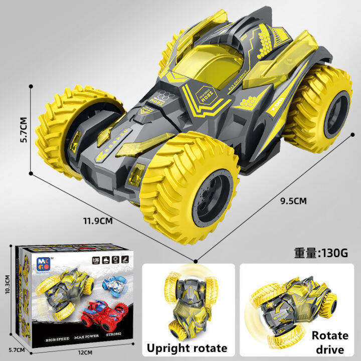 D400 Inertia Stunt Car 4WD Hill Climbing 360 Degrees Rotate Kids Toy ...