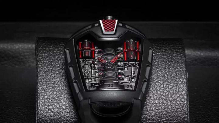 Genuine Goods Engine Watch 16 Cylinder Racing Engine Men's Non ...