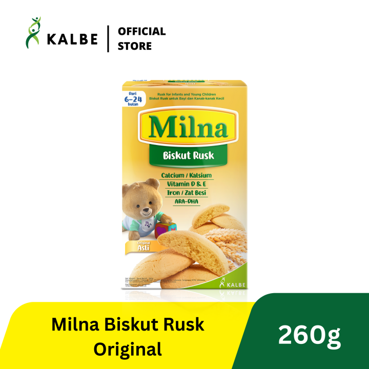 Milna Baby Rusk Original (260g) For 6+ Babies | Lazada