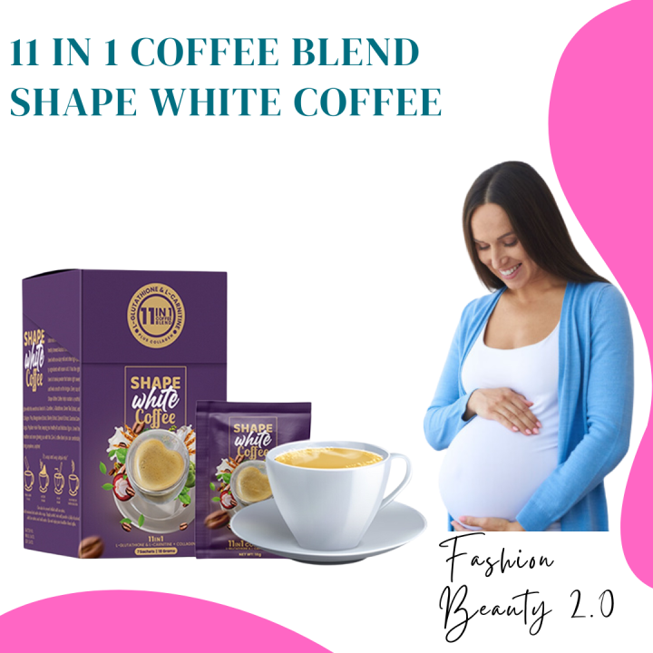 Original Shape White Coffee 11 in 1 Coffee Blend L- Glutathione & L- Carnitine + Collagen ...