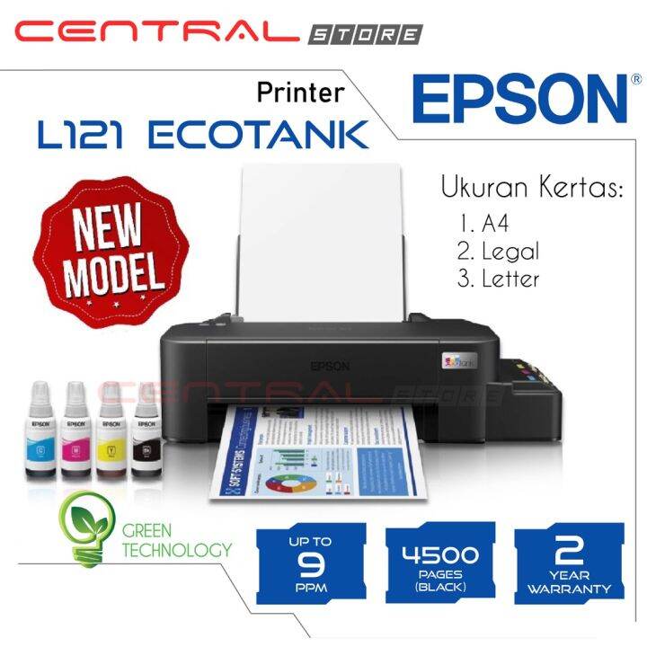 Printer EPSON L121 INK TANK L-121 PENGANTI L120 A4 Tinta 664 Original | Lazada Indonesia