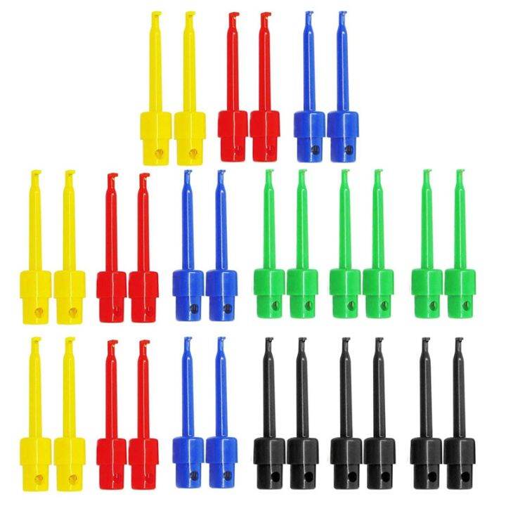 30Pcs Measuring Clamps, Test Tips, Multimeter Wire Lead Test Clip ...