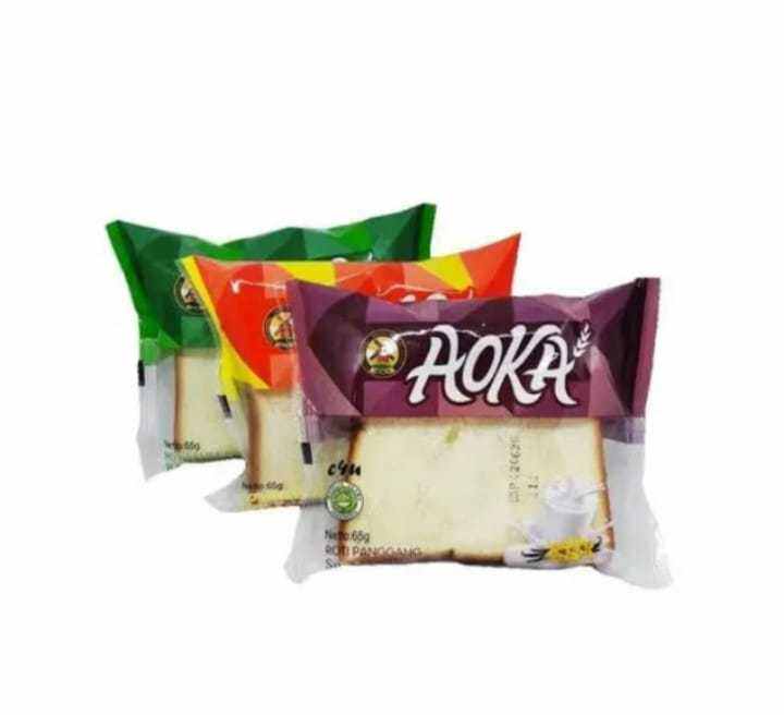 Roti aoka gratis ongkir 10 pcs /Roti tawar lembut murah kiloan/Roti ...