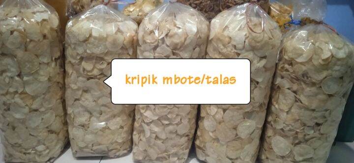 kripik mbote/talas original 500g | Lazada Indonesia