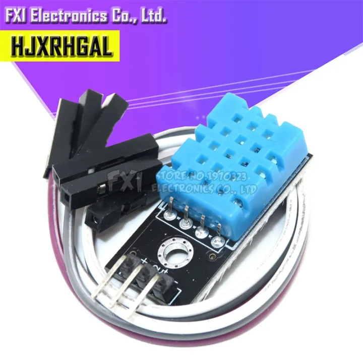 New Temperature and Relative Humidity Sensor DHT11 Module with Cable ...