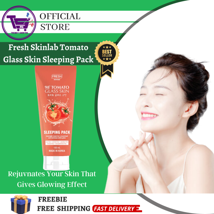 FRESH SKINLAB TOMATO SLEEPING PACK 100ML REJUVENATING GLOWING SKIN 985 ...