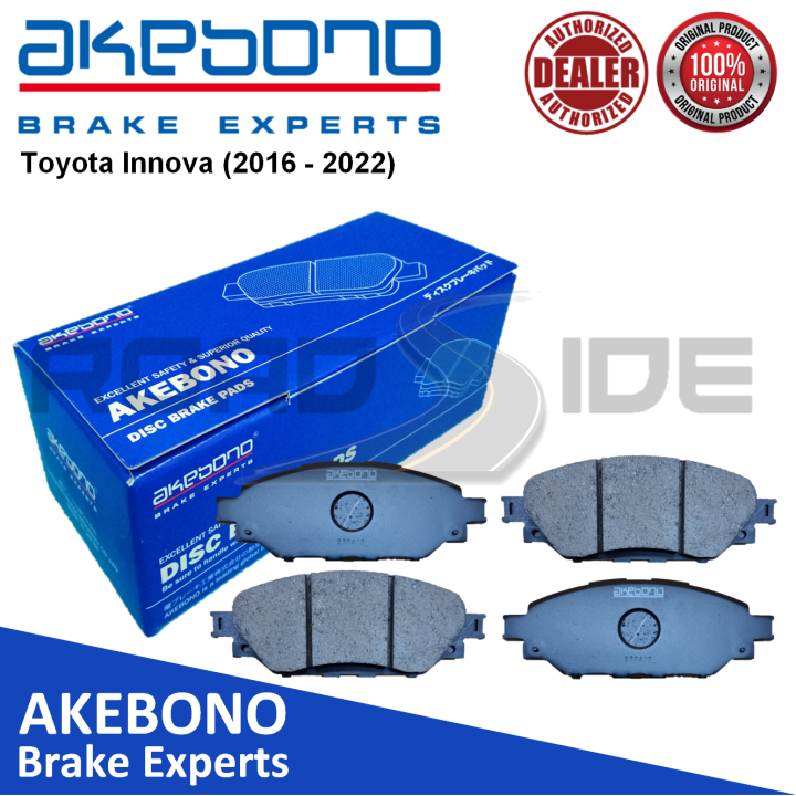 Akebono Front Brake Pads for Toyota Innova (2016 - 2022) | Lazada PH
