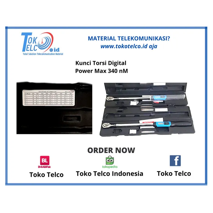 Kunci Torsi Digital Power Max 340 nM | Lazada Indonesia
