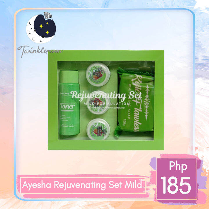 TwinkleMoon Original Ayesha Rejuvenating Set (Mild Set) | Lazada PH