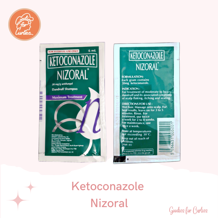 NIZORAL Ketoconazole Dandruff Shampoo Maximum Treatment 6ml | Lazada PH