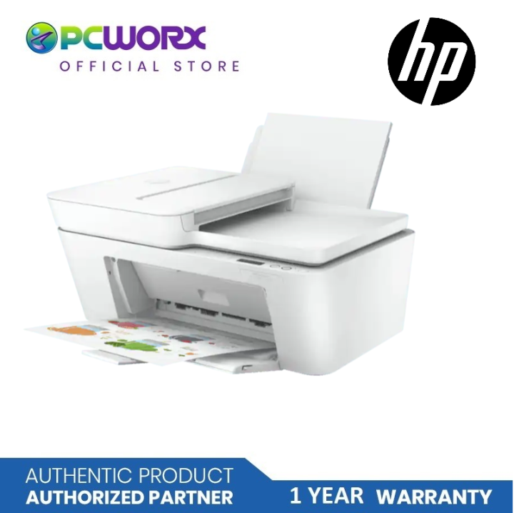 HP Deskjet Ink Advantage 4175 White 3 in 1 ADF Wireless Printer 4WS37B ...