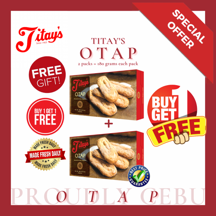 BUY ONE TAKE ONE of Titay's Otap of Cebu | Classic Biscuits from Liloan ...