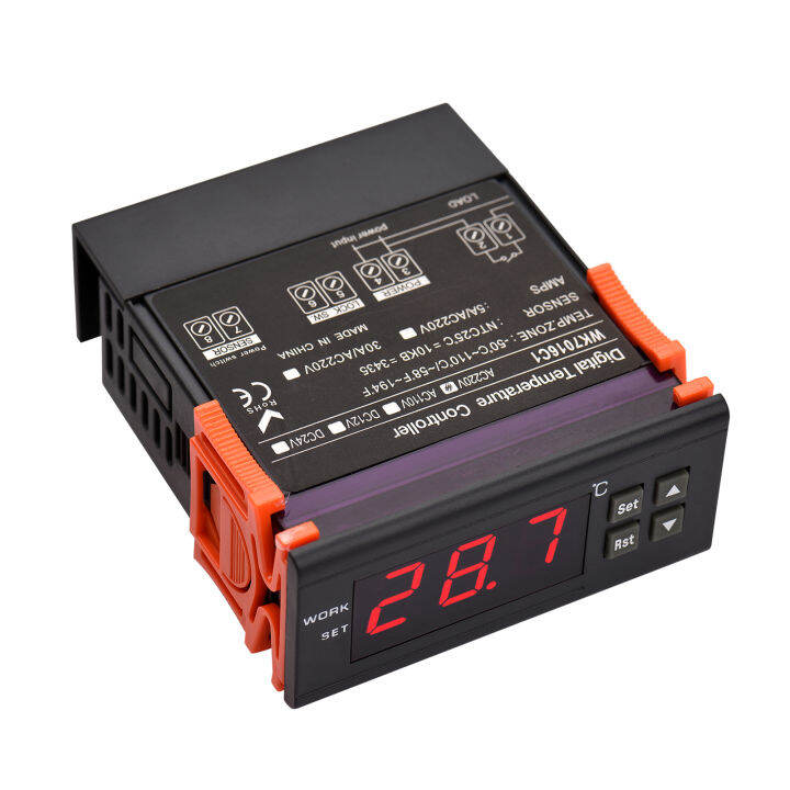 Pengendali Suhu Digital 5A WK7016C1 Regulator Suhu Cerdas AC 220V ...