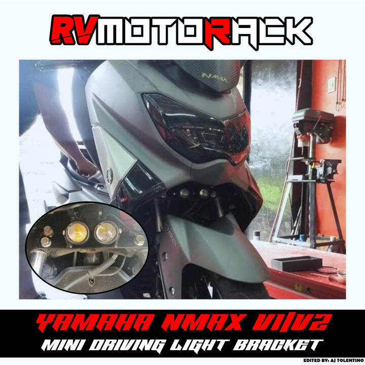 Mini Driving Light Bracket for Yamaha Nmax v1/v2 | Lazada PH