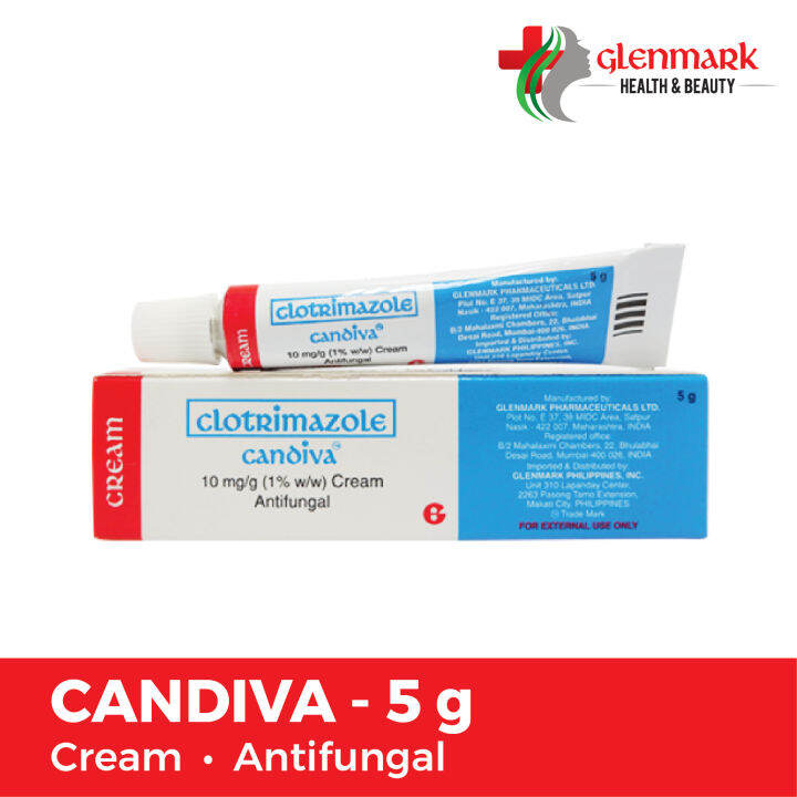 Clotrimazole Candiva Antifungal Cream 5g | Lazada PH
