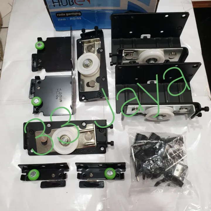 Roda Pintu Sliding Gantung RG 99 untuk 2 pintu Merk Huben | Lazada ...