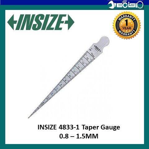 INSIZE 4833-1 TAPER GAUGE 0.8-15MM | Lazada