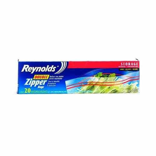 Reynolds [Storage] Zipper Bag Large 20pcs (26.8cm x 24.4cm) | Lazada PH